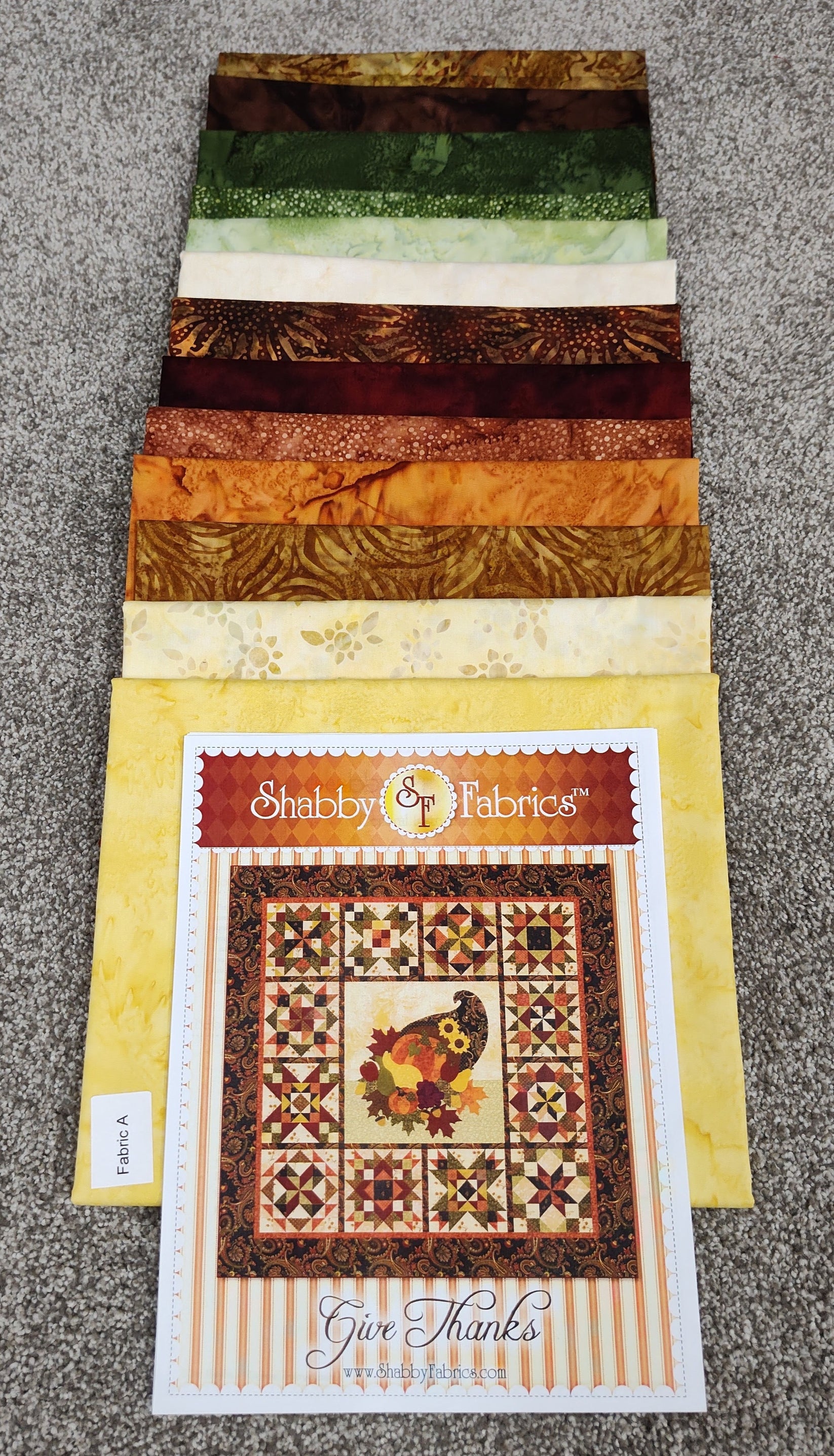 Give Thanks Quilt Kit – Heartland Quilting and Stitching